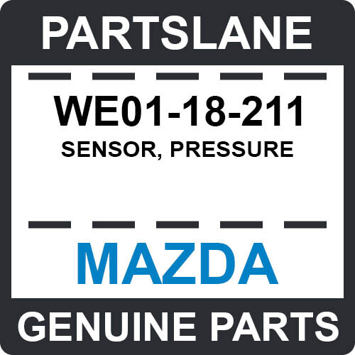 WE01-18-211 Mazda OEM Genuine SENSOR, PRESSURE | eBay