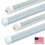 2FT 4FT 6FT 8FT T8 LED Tube Light Bulb 6500K Integrated LED Shop Light ...