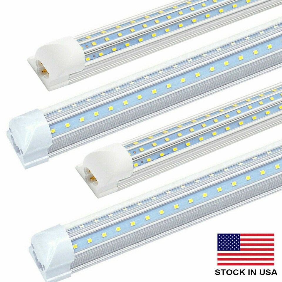 2FT~8FT T8 4 FOOT LED Tube Light Bulb 8 FT LED Shop Light Fixture 5000K ...