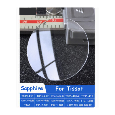 Watch Part Sapphire Glass Crystal for Tissot T099 T019 T127.407 T060 ...
