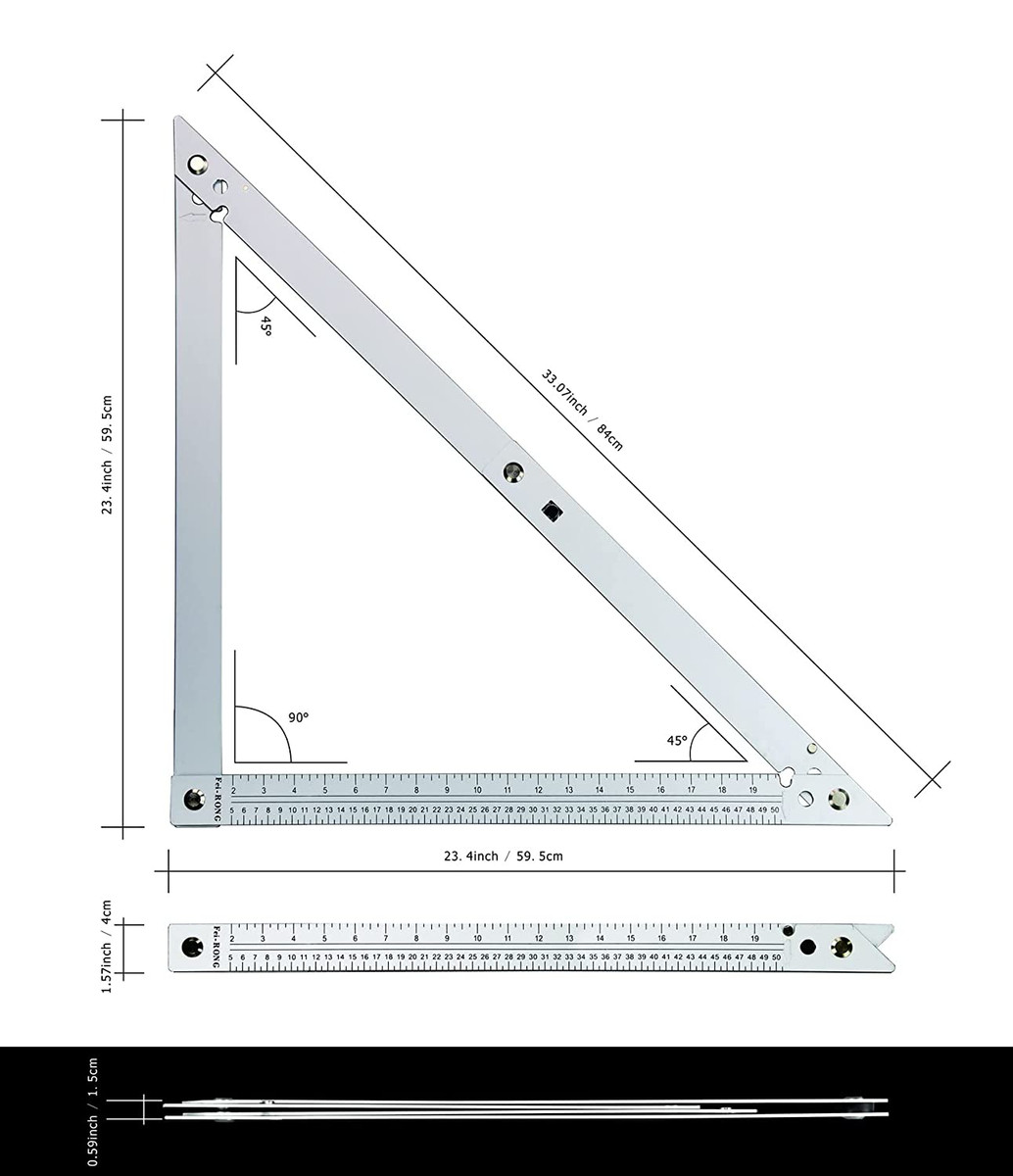 Construction Triangle Ruler
