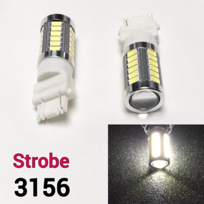 Ford Strobe Reverse Backup 33 SMD LED Bulb 6K White T25 3156 3456 B1 ...