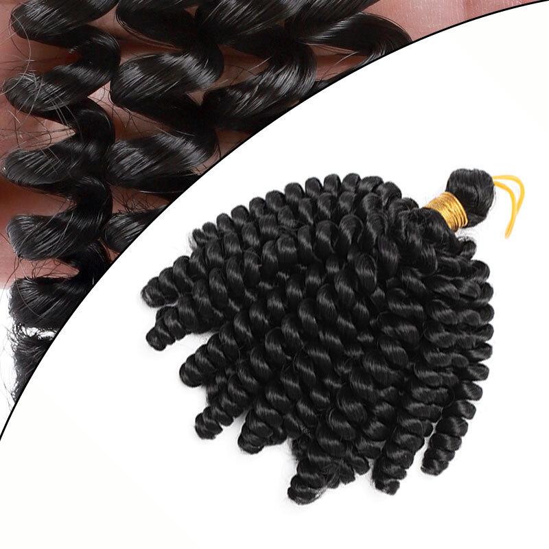 Afro Jamaican Bounce Curly Braids Crochet Toni Curls Hair Extensions As ...