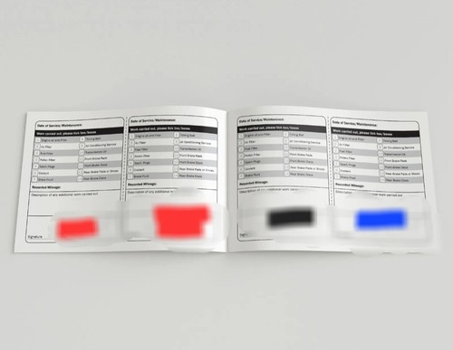 Car Service History Book Stamped all makes & models vw Nissan Vauxhall ...