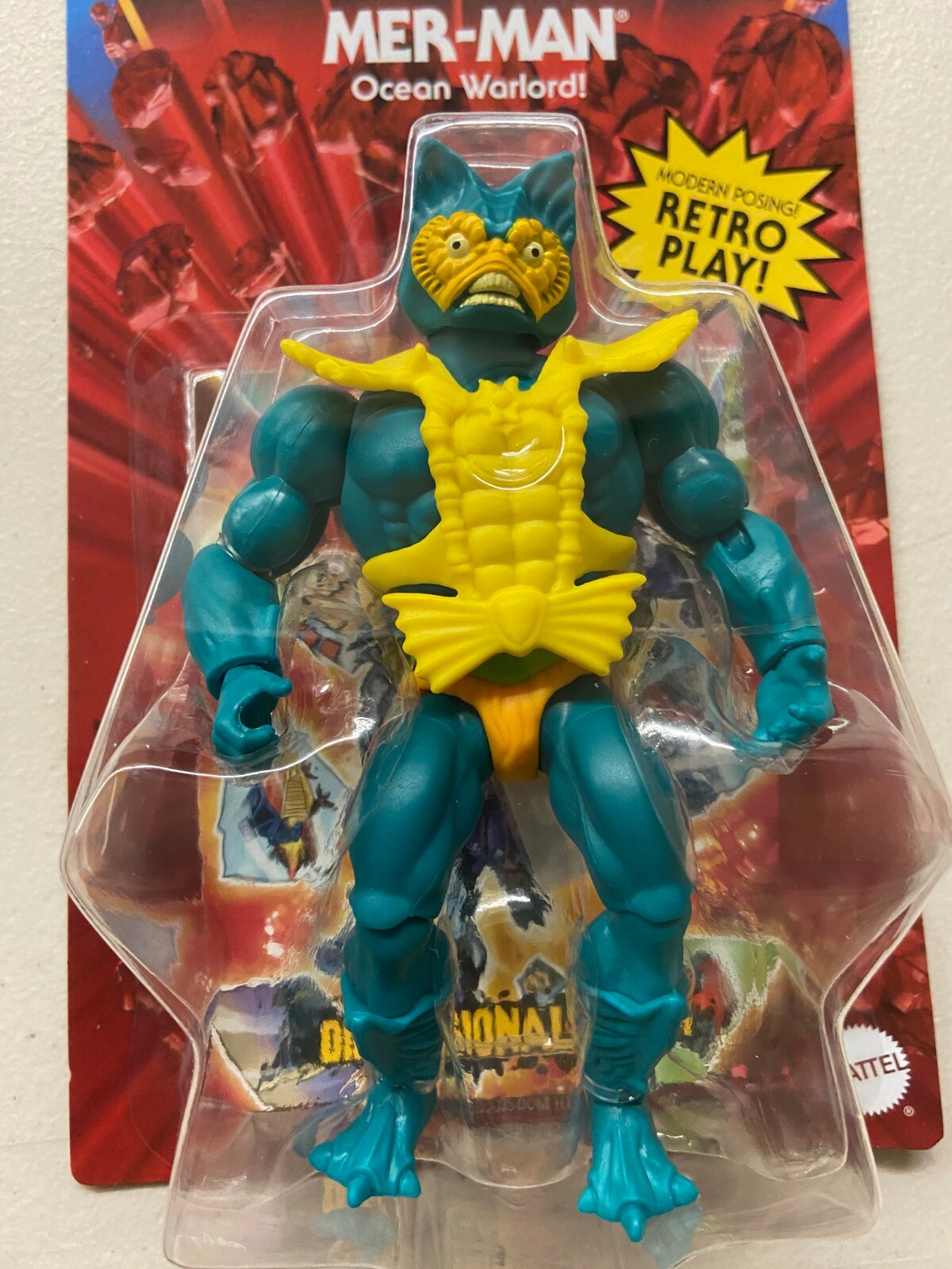 Mattel Masters of the Universe Origins MER-MAN Action Figure MOTU MOC ...
