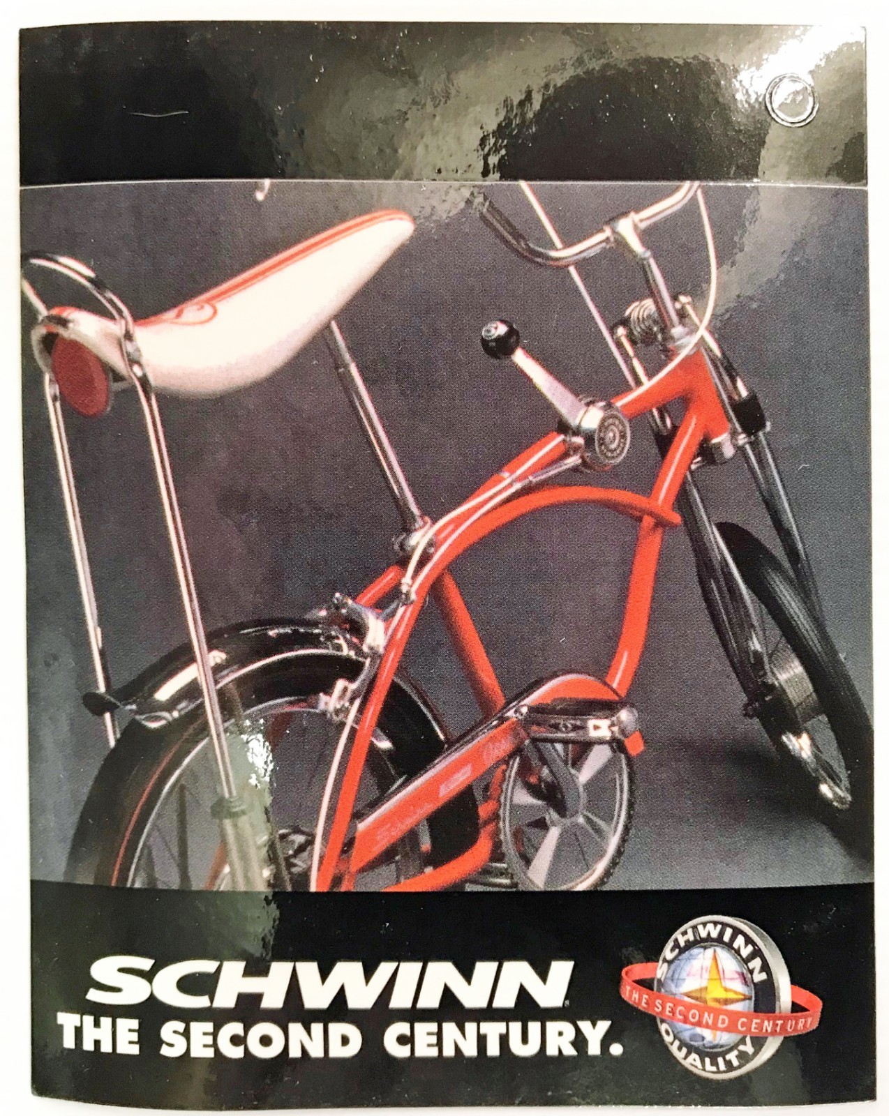 Vintage Schwinn The Second Century Orange Krate Hang-Tag / Sticker ...
