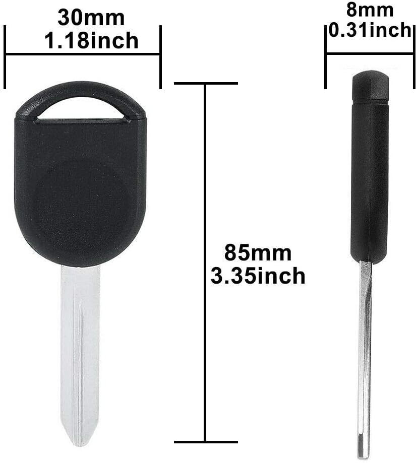 1Pack Uncut Ignition 4D63 Chipped Key Fob Transponder Blank for H84-PT ...