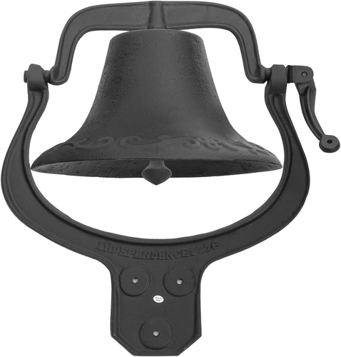 Large Cast Iron Farmhouse Dinner Bell | eBay