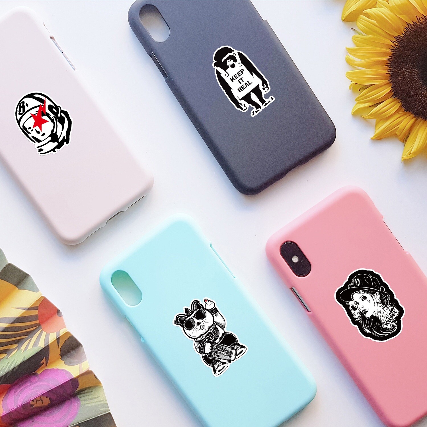 100X Cool Vinyl Graffiti Sticker Bomb Skate Laptop PVC Stickers Car ...