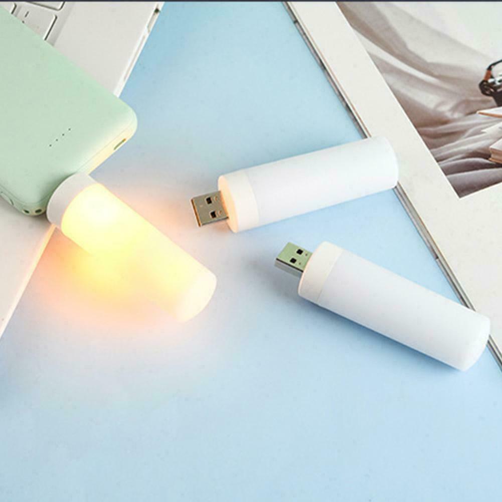 Led Usb Flame Lamp Computer Power Lading Mini Tragbares Licht ...