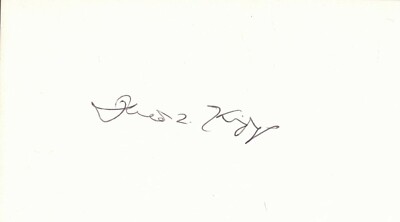 FRED KIPP-BROOKYLN DODGERS-NY YANKEES-BASEBALL-AUTOGRAPHED 3X5 INDEX ...