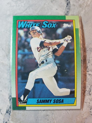 1990 Topps Baseball Card #692 Sammy Sosa White Sox w/ DOB ERROR Rookie ...