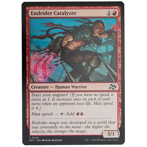 x1 Endrider Catalyzer MTG DFT M/NM Common Red Creature Human Warrior ...