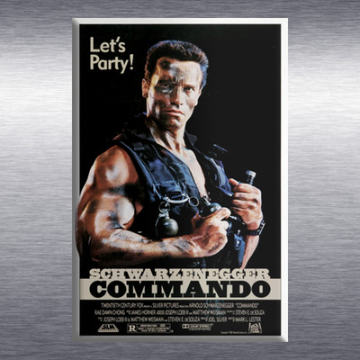 Commando Movie Poster High Quality Magnet | eBay