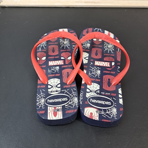 Havaianas Spider-Man Flip Flops Sandals Men’s Size 9-10 Marvel Slip On ...