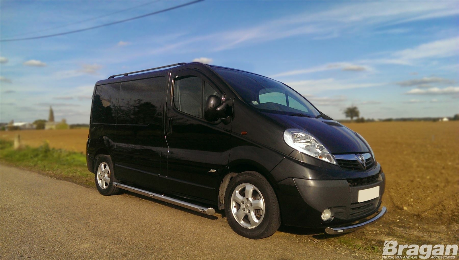 Side Bars For Vauxhall Opel Vivaro LWB 2002 - 2014 Polished Stainless ...