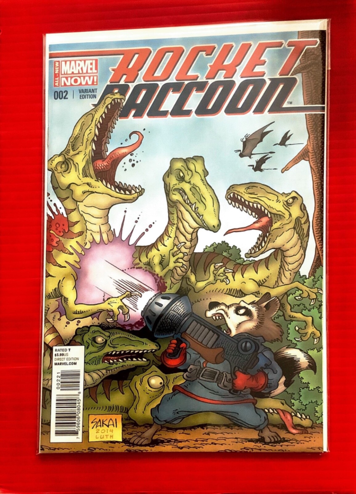 ROCKET RACCOON #2 SAKAI VARIANT COVER NEAR MINT BUY NOW AT RAINBOW ...