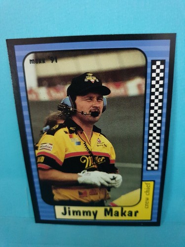 Jimmy Makar🏆1991 Maxx Race Cards #34 Trading Card🏆FREE POST | eBay