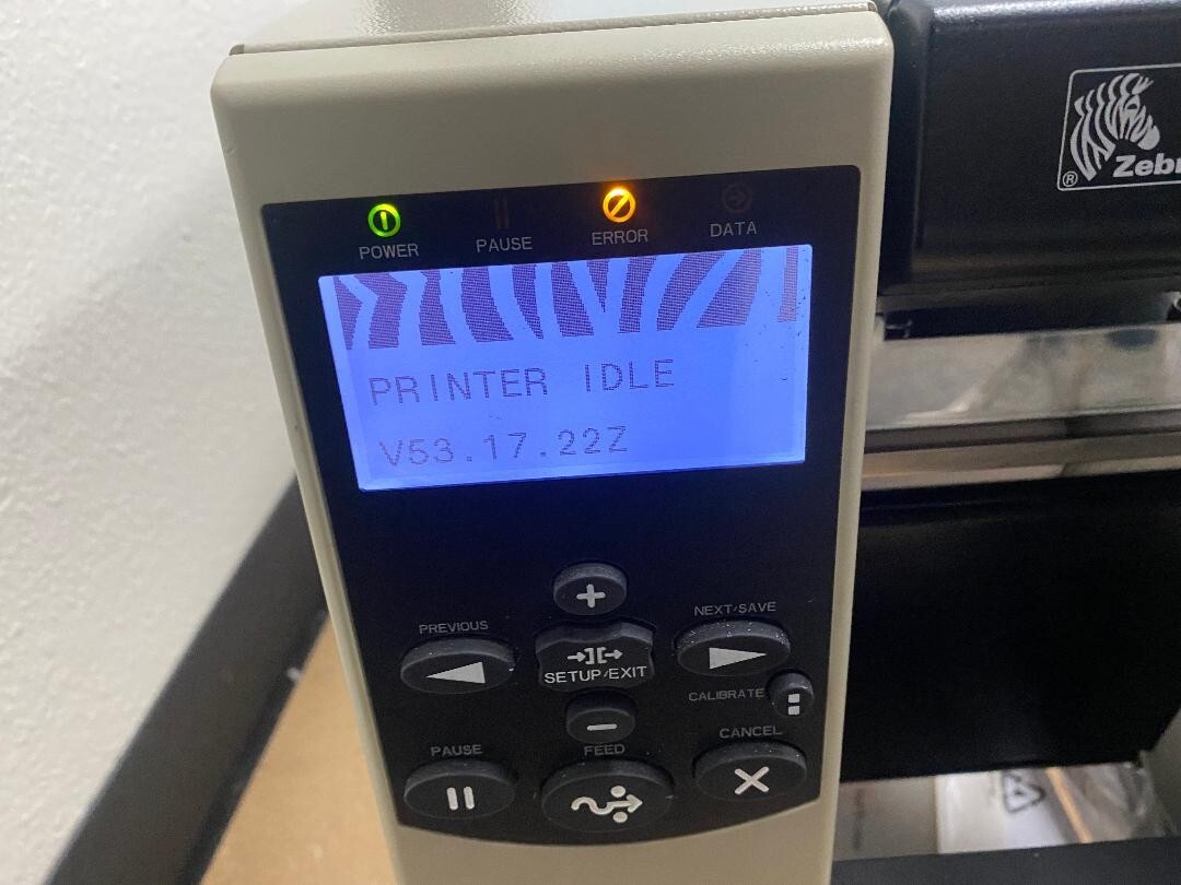 Zebra 110xi4 300 [113-801-00000] DPI Thermal Barcode Label Printer RFID ...