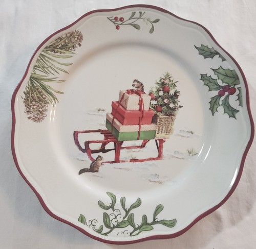 Better Homes SLED Christmas Heritage Salad Dessert Plate | eBay