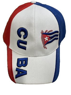 Cuba Baseball Cap, One Size Adjustable Nice hat with Flag | eBay