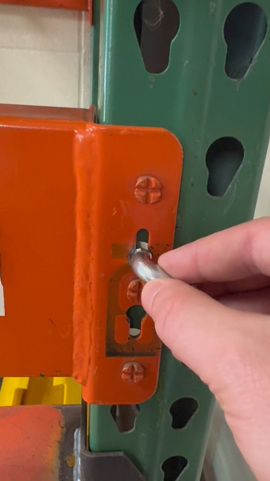 (50) Pallet Rack Drop Pin - J Bolt Safety Clip - Universal Pallet Rack ...