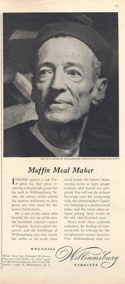 1960 Colonial Williamsburg Virginia PRINT AD Photo by Fabian Bachrach ...