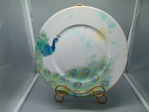 222 Fifth Peacock Lakshmi Dinner Plate(s) Mint Condition | eBay