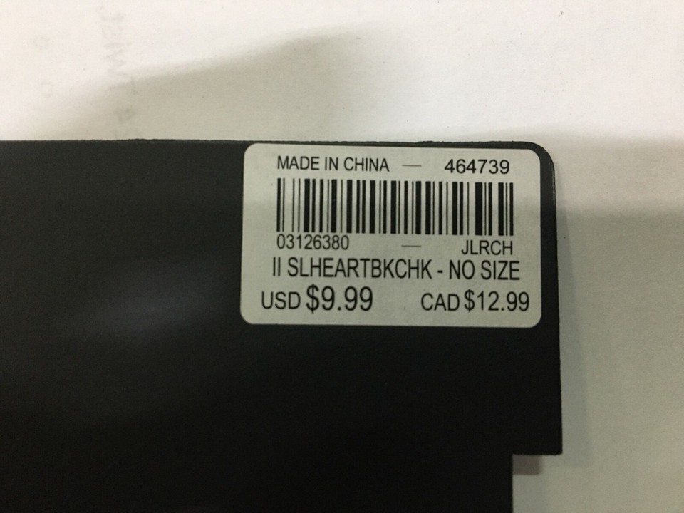 BODY RAGE SEXY HEART CHOKER NECKLACE BLACK SPENCERS RN# 61978 ...