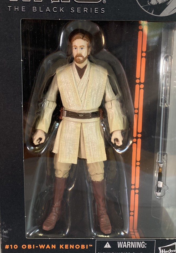 Star Wars Black Series Obi-Wan Kenobi 6” ROTS Orange Line #10 Complete ...