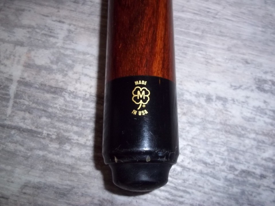 McDermott G Series logo clover M USA pool cue stick Players Medallion ...