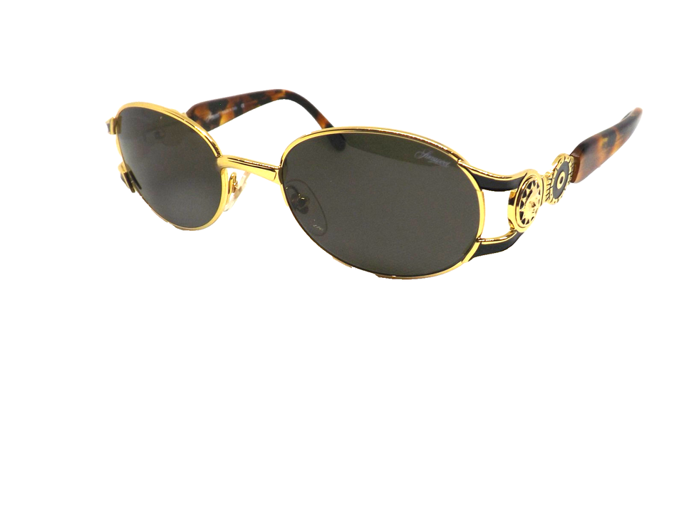 Men's Vintage 90's Gold Sunglasses Made In Italy Green SUNSWEET 1276 ...