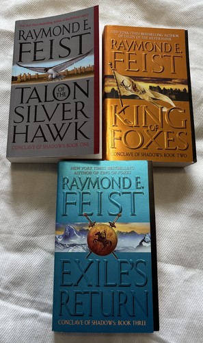 Raymond E. Feist - CONCLAVE OF SHADOWS Complete set #1-3 Paperbacks | eBay