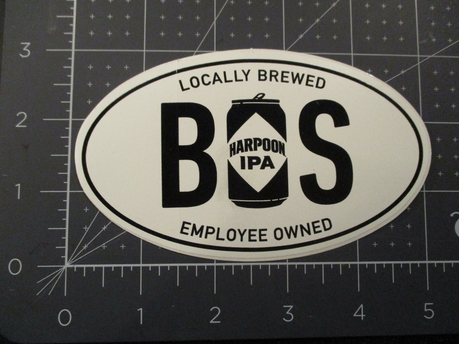 HARPOON Boston ufo leviathan BOS locl STICKER decal craft beer brewing ...