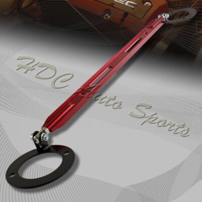 For 1992-2001 Honda Prelude Rear Upper Red CNC Aluminum Tower Brace ...
