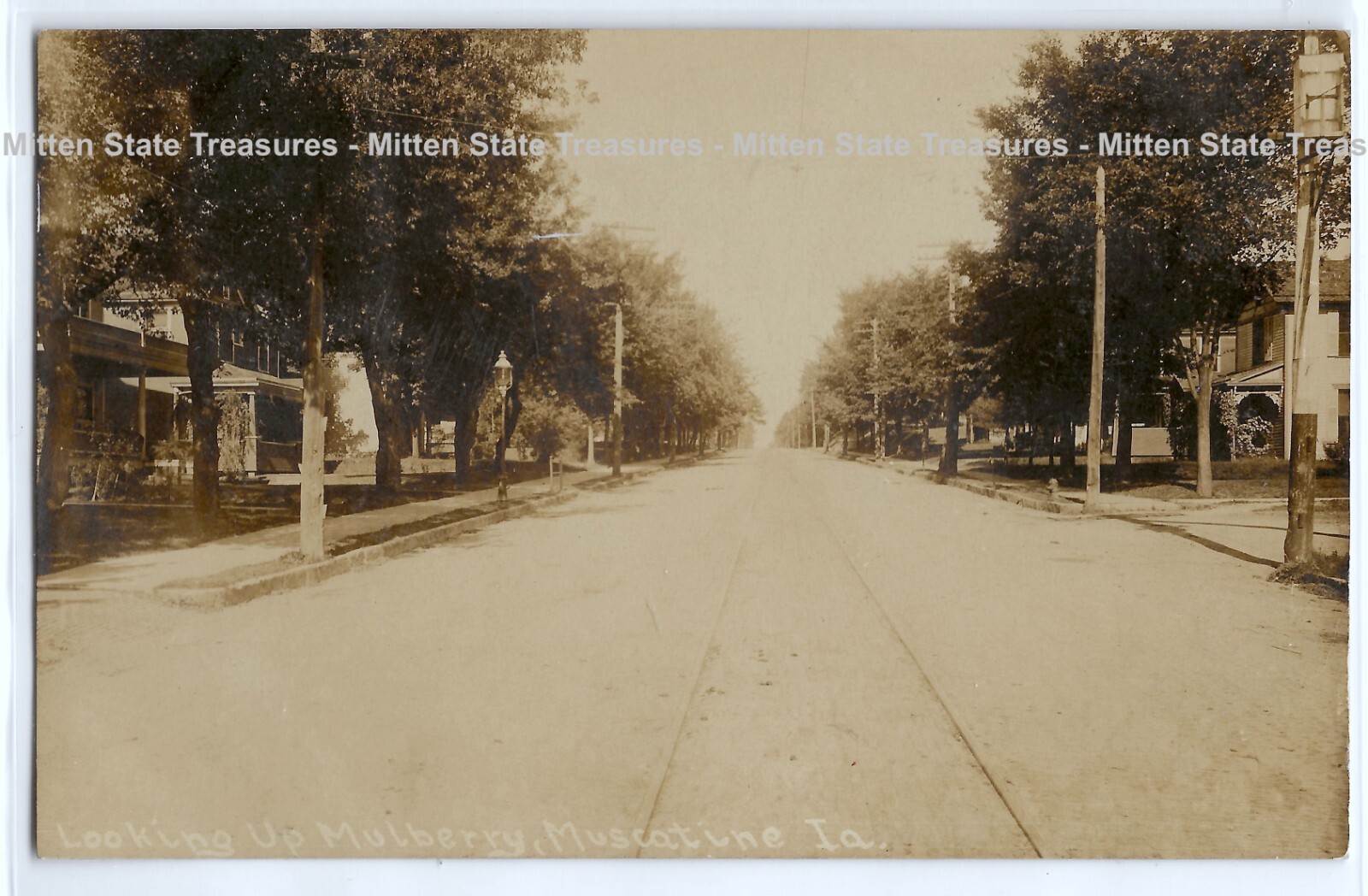 1909 Mulberry Street, Muscatine, Iowa; history photo postcard RPPC % | eBay