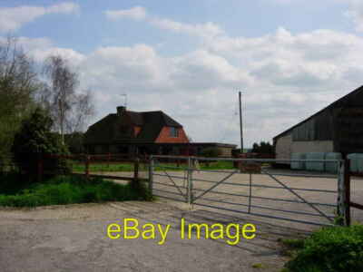 Photo 6x4 Farm How Green Syliards - a very tidy yard at the junction ...