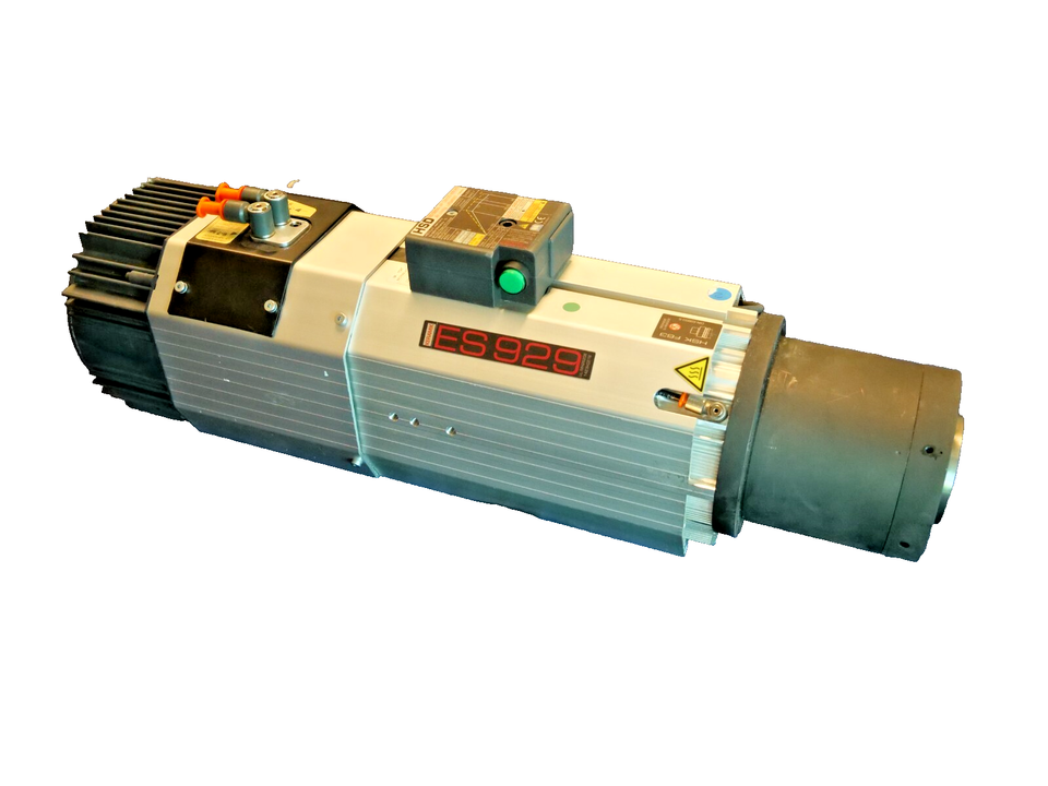 CNC Spindle Motor – 9kW (12HP), HSK F63 Taper, 24000 RPM, Fan Cooled ...