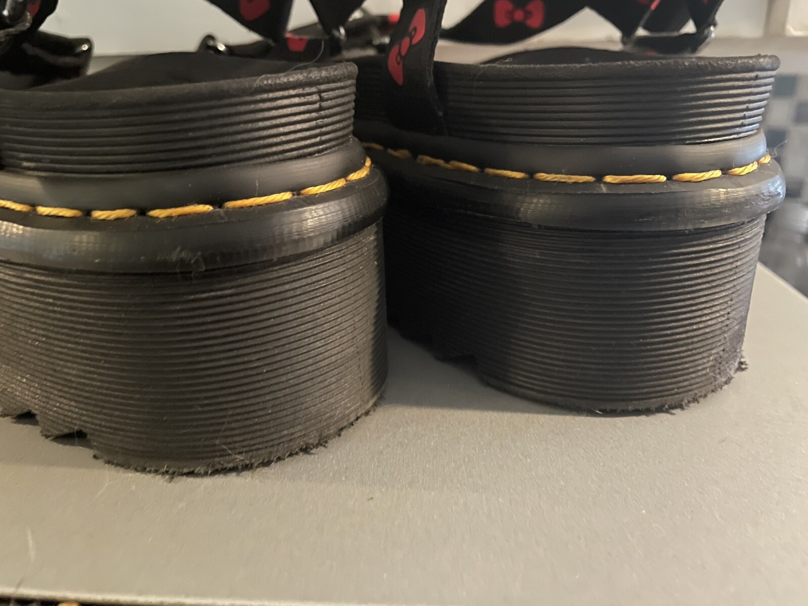 Rare Hello Kitty Doc Dr Martens Platform sandals Wome… - Gem