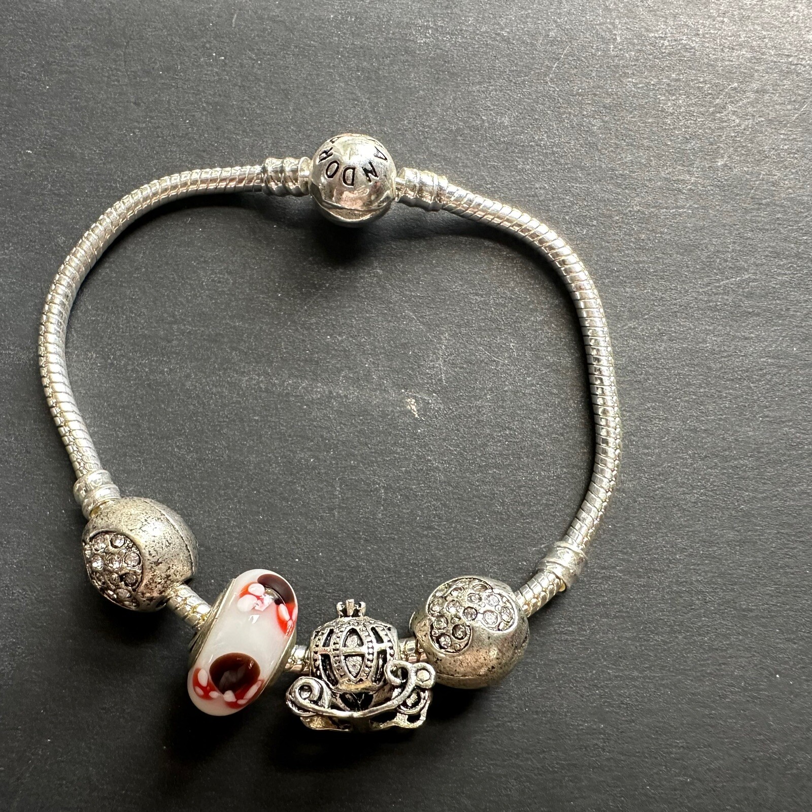 Genuine Pandora Disney Cinderella Carriage With 925 M… - Gem