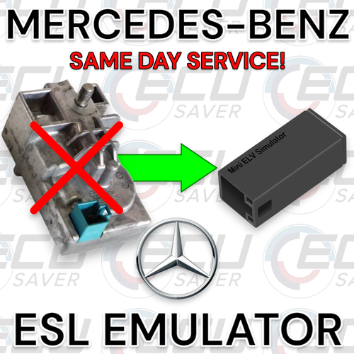🔥 MERCEDES ESL STEERING LOCK EMULATOR REPAIR SERVICE W204 W207 W212 GLK ...