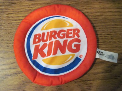 BURGER KING FLYING DISC FAST FOOD RESTAURANT ADVERTISEMENT TOY | eBay