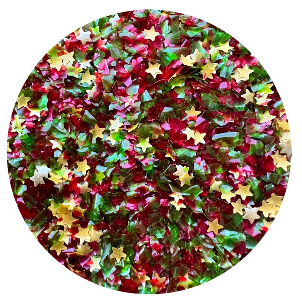 Edible Glitter CHRISTMAS EVE Cake Sparkles decorating 1/4 oz by OH ...