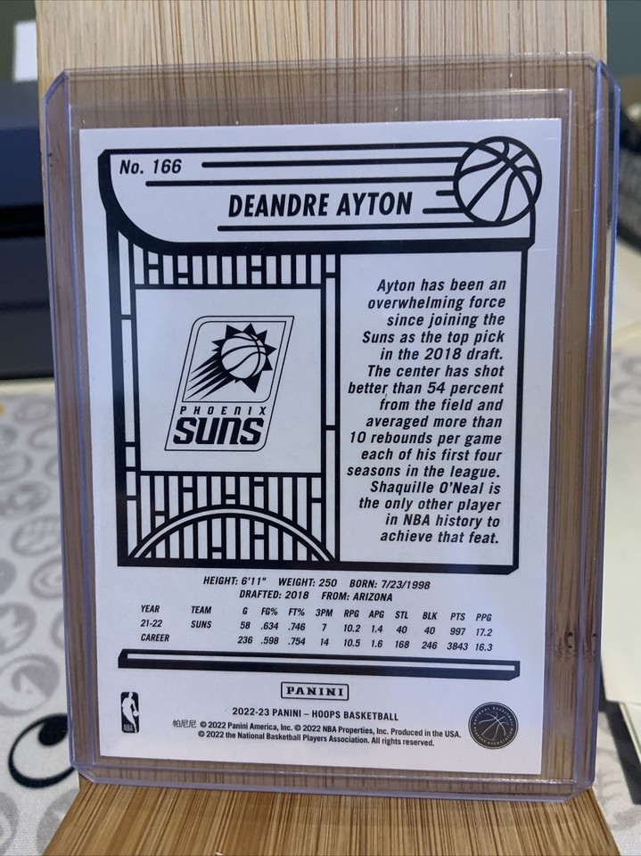2022 NBA Hoops Deandre Anton Blue | eBay