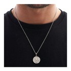 Men's Compass Navigator Necklace Pendant Stainless Steel Chain Hip Hop ...