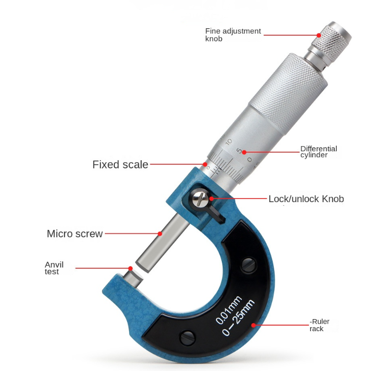 Premium Digital Micrometer Carbide Tip Micrometer Mechanical ...