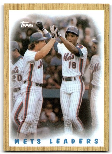 1987 Topps Mets Leaders Strawberry New York Mets #331 | eBay
