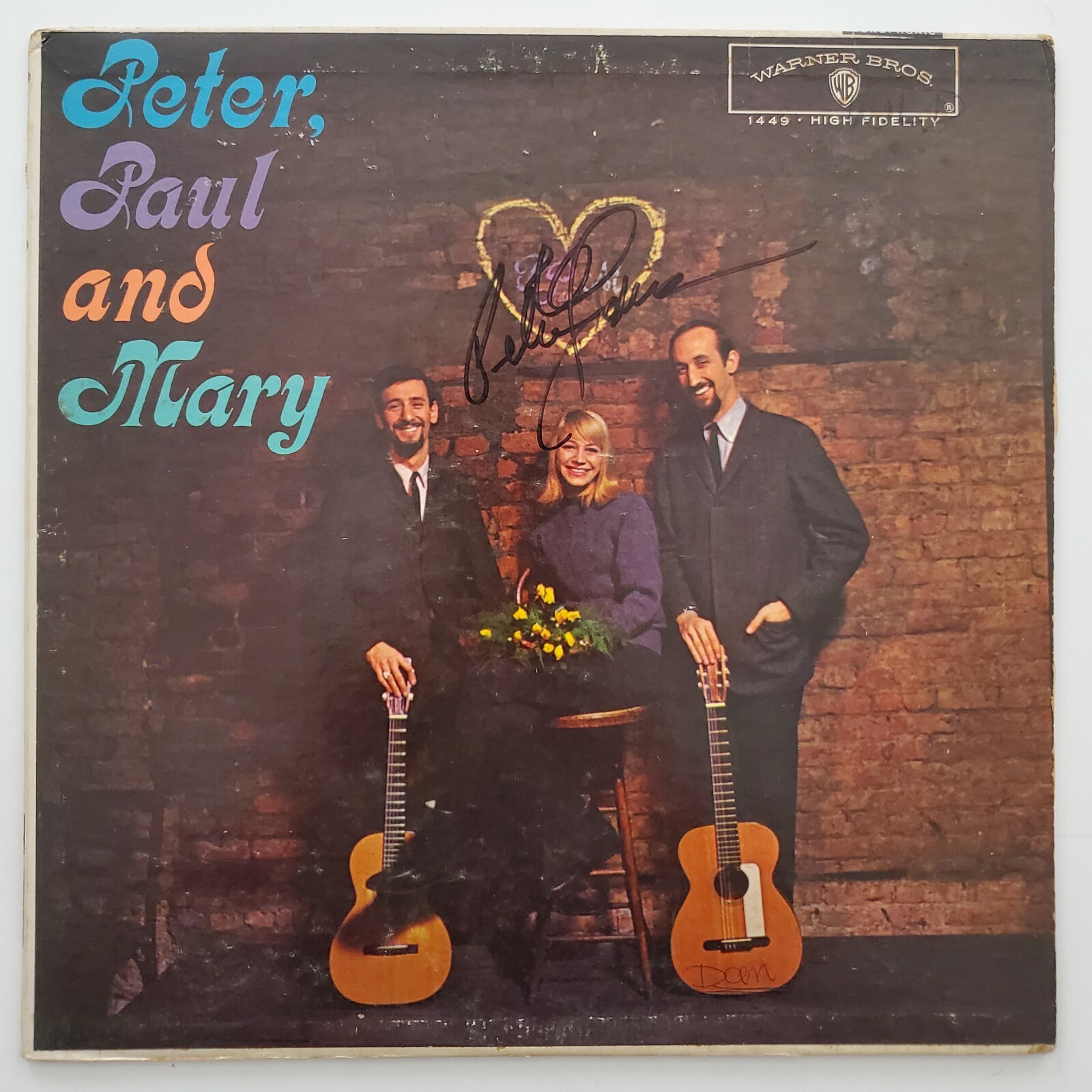 Peter Yarrow Signed Self Titled ST Vinyl Record Album LP Paul & Mary ...