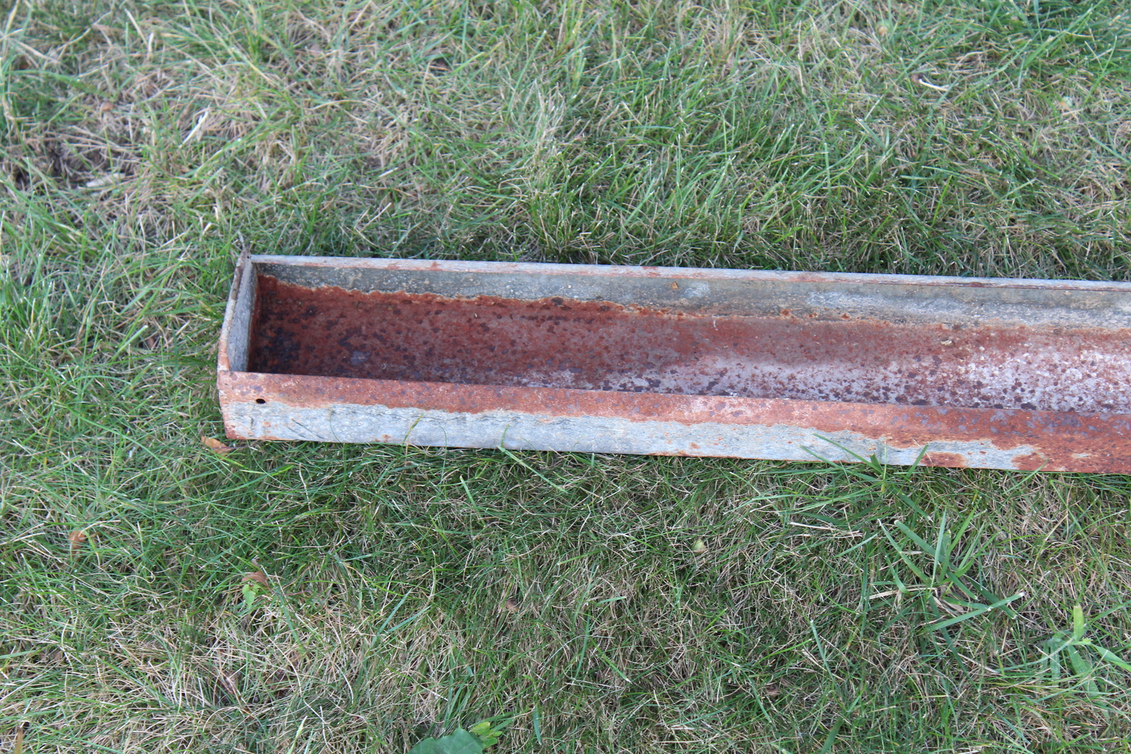 Antique Chicken Feeder #3 Galvanized Metal Farm Fresh Planter Garden ...