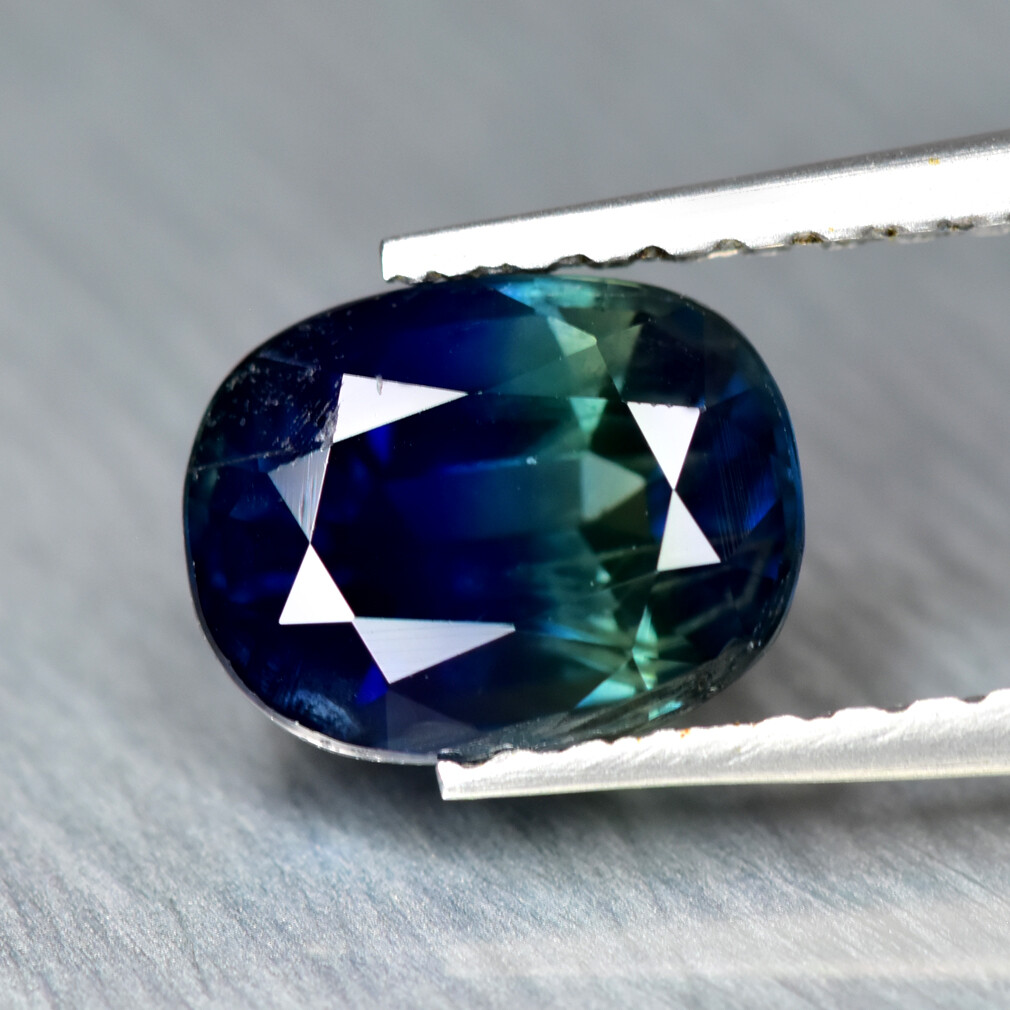 1.36Ct Oval Shape _ Sparkling Madagascar Blue Sapphire Loose Gemstone ...